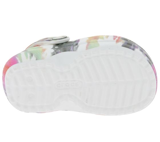 crocs Classic Lined Tie-Dye Kinder Haus-Schuhe gefütterte Clogs mit ...