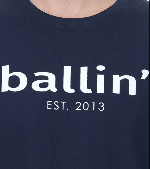 3er Pack Ballin Est. 2013 Herren nachhaltiges Baumwoll-Shirt mit Logo ...