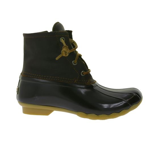 SPERRY Saltwater Damen Boots wasserdichte Stiefelette mit Echtleder und ...